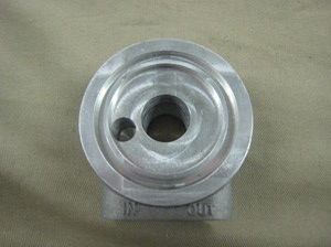 67 Shelby GT500 Oil Cooler Adapter Block S7MS-6881-A – Shelby Parts and ...