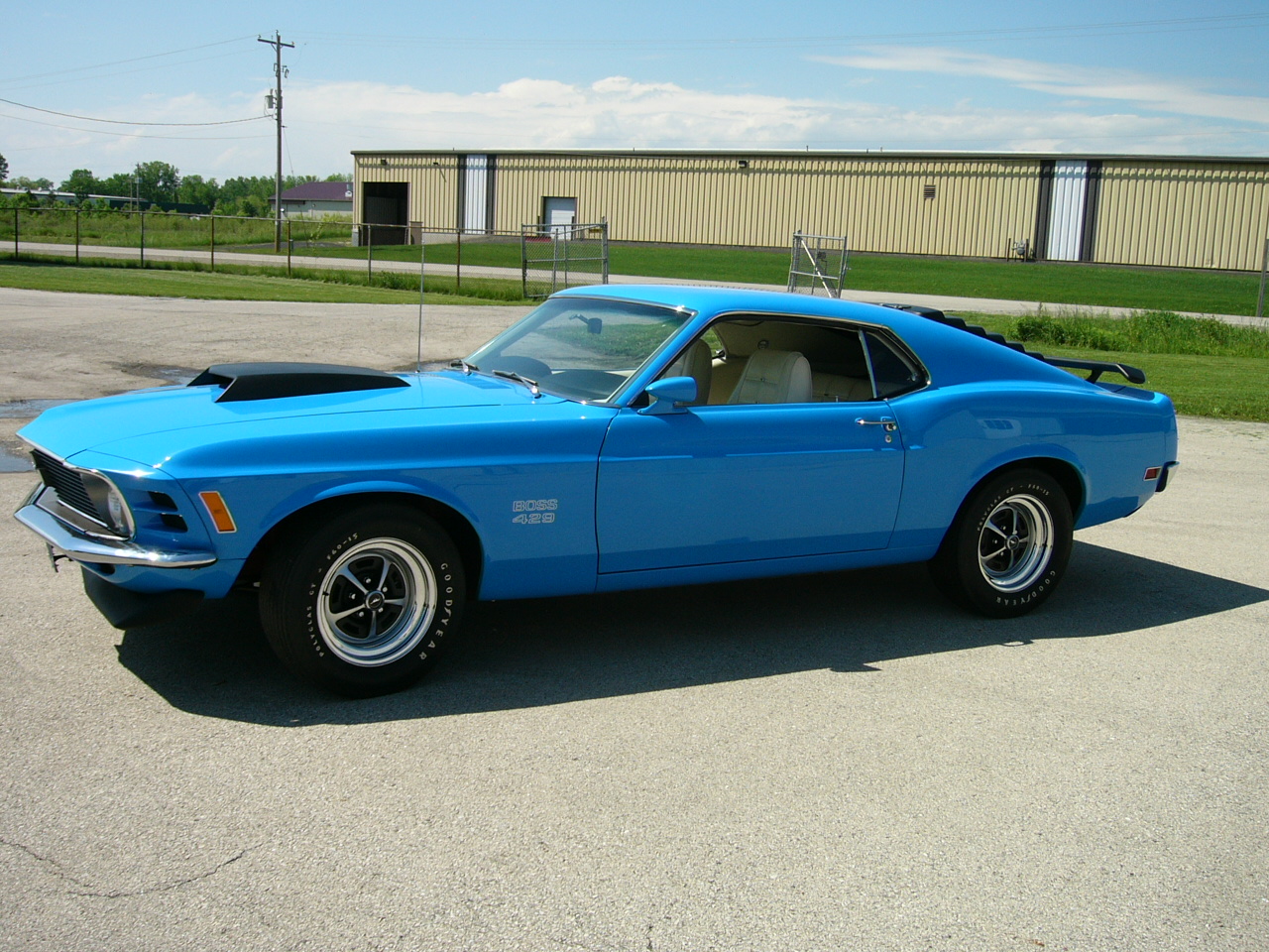 1969 Ford Mustang Boss 429 Blue