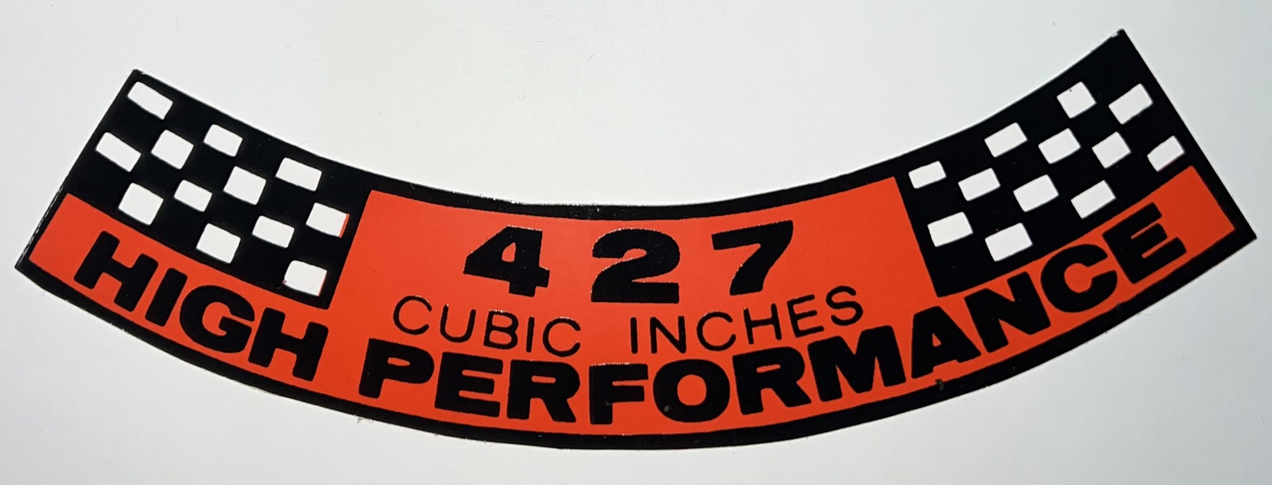 1968 Mustang 427 High Performance Air Cleaner Decal – Shelby Parts and ...