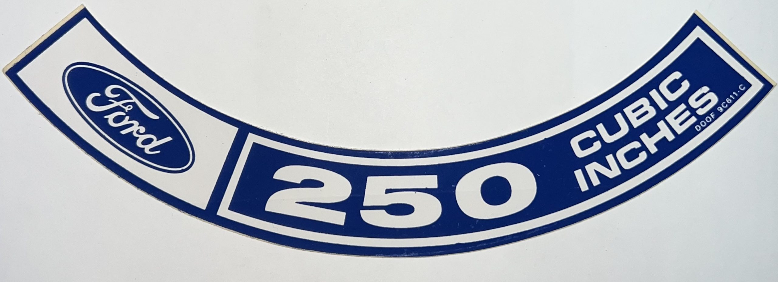 1970-1973 Air Cleaner Decal D0OF-9C611-C – Shelby Parts and Restoration