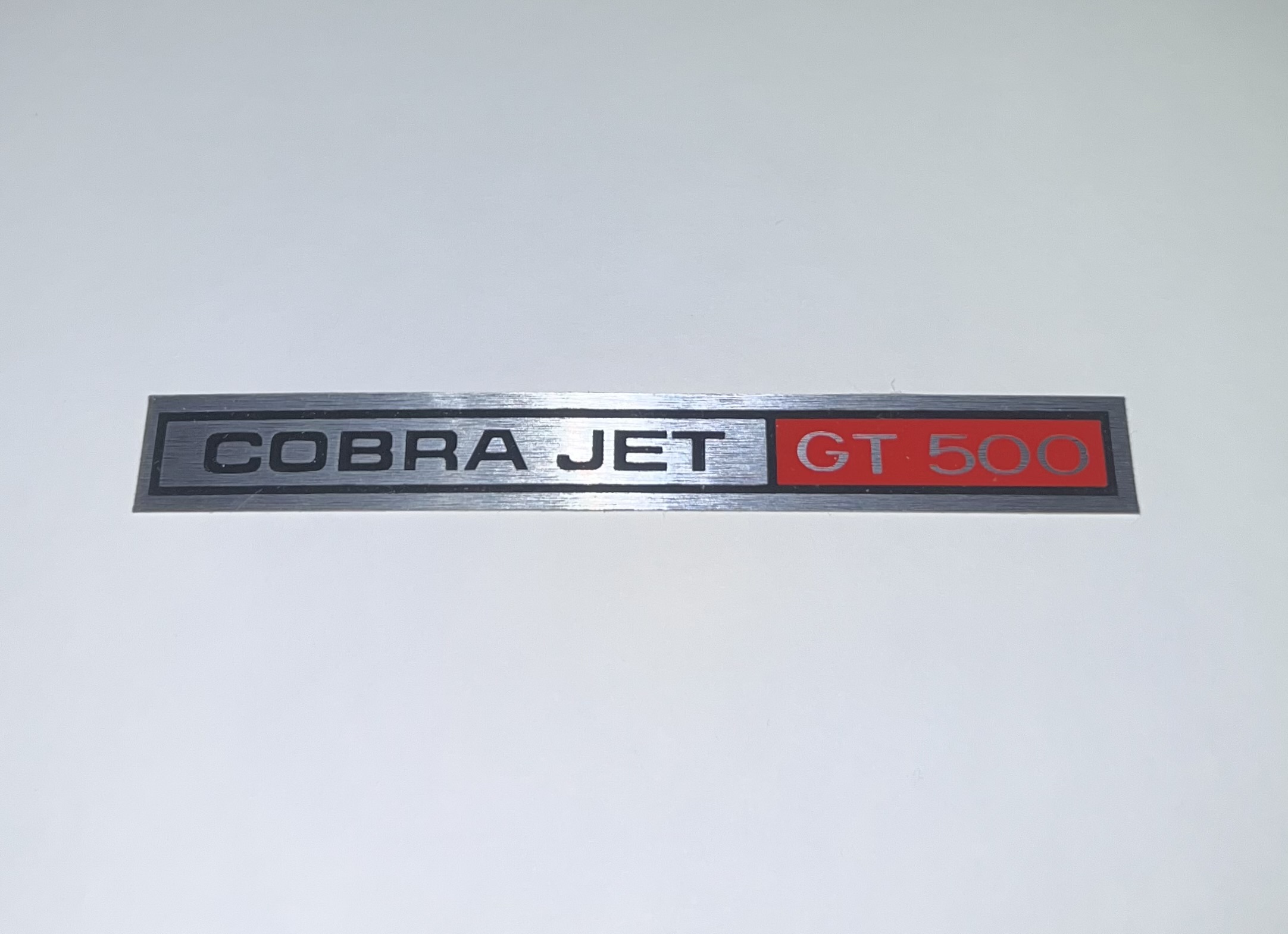 1969-1970 Shelby Dash Decal “Cobra Jet GT500” – Shelby Parts and ...